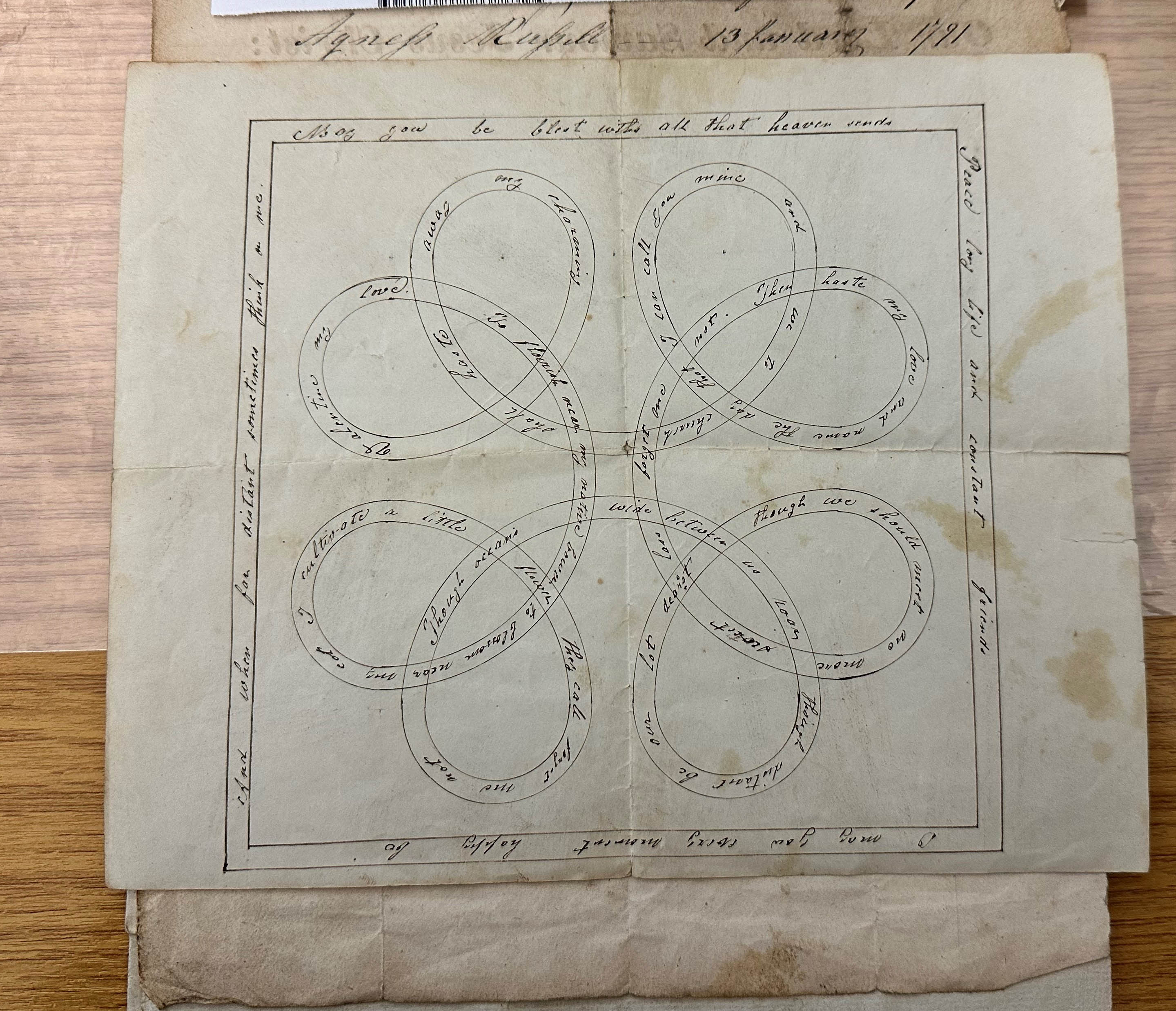 Rare 19th Century Love Knot Poem Rediscovered in Lindsays Archives ...